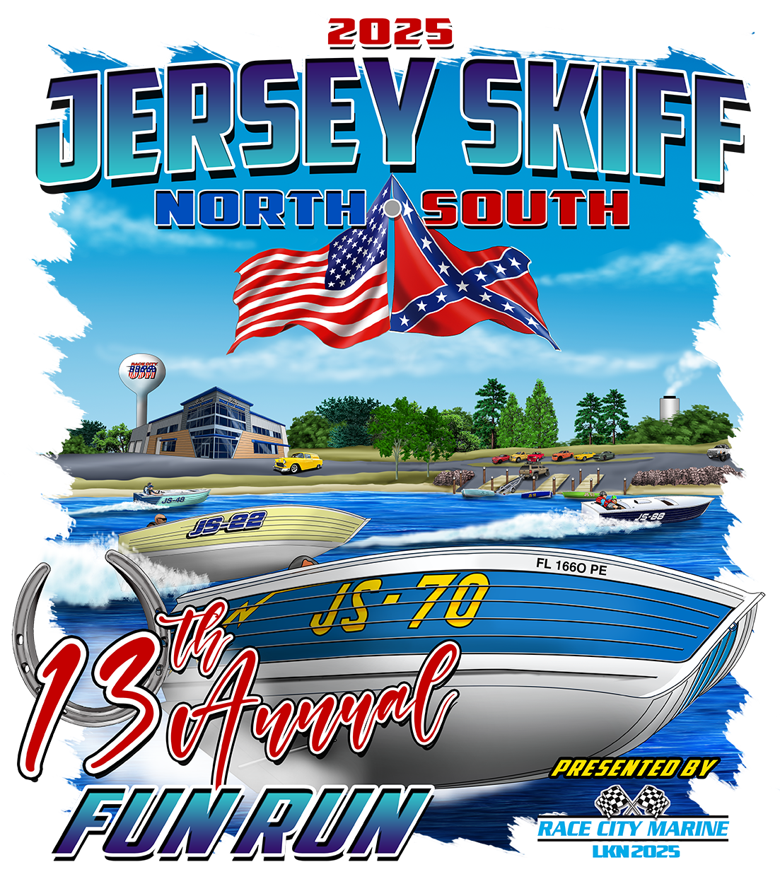 JERSEY SKIFF FUN RUN 2025 – Ocean Blue Graphics